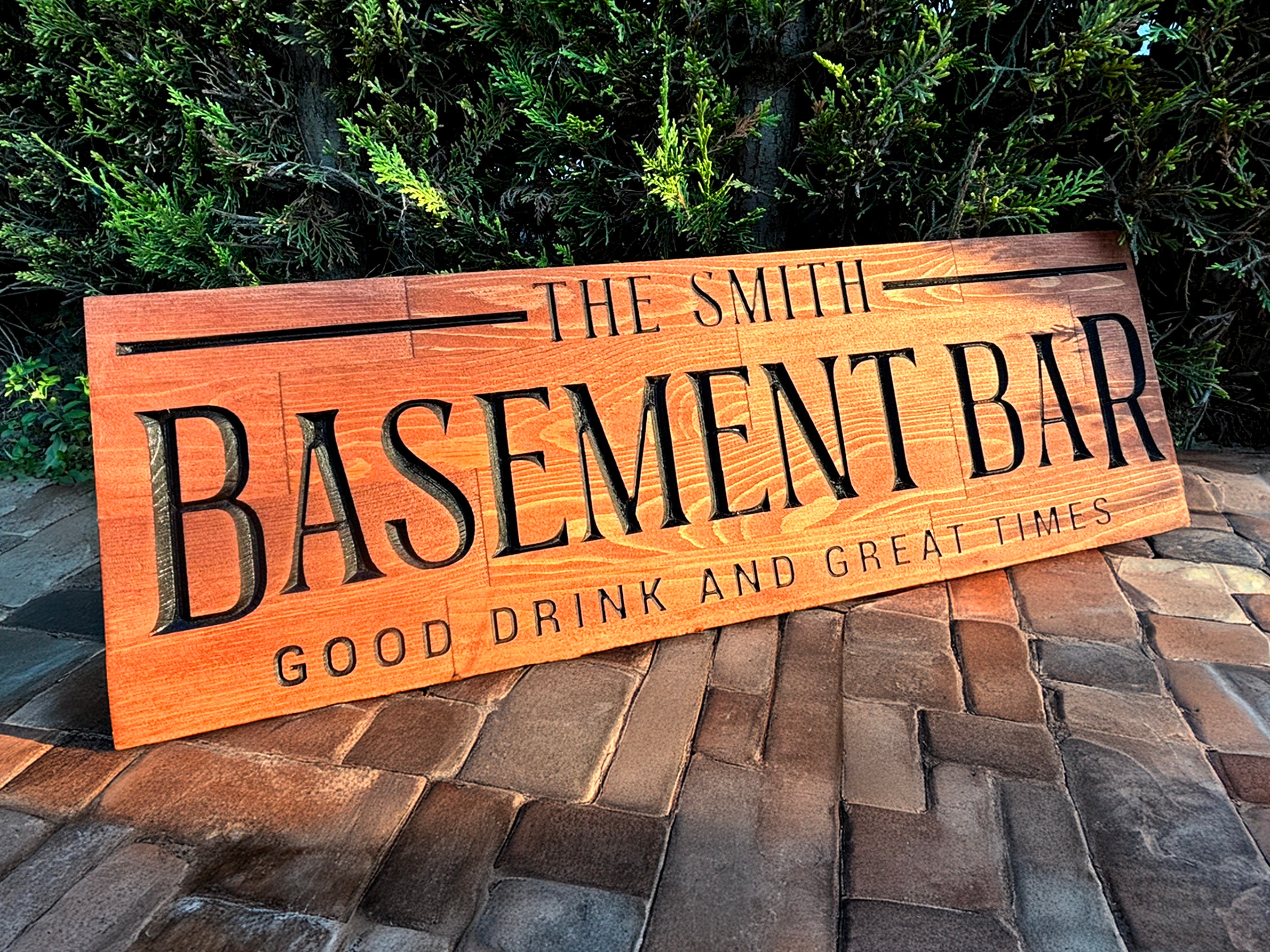 Custom Basement Bar Sign, Custom Bar Sign, Bar Decor, Home Bar ...