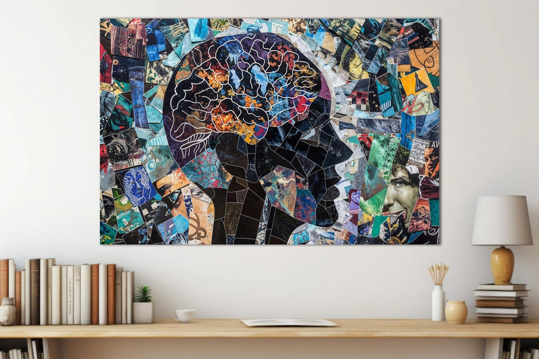 Mental Health Wall Art, Psychology Art, Therapy Wall Art, Psychology ...