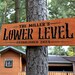 Custom Lower Level Sign, Wooden Sign, Sign for Downstairs, Movie & Game ...