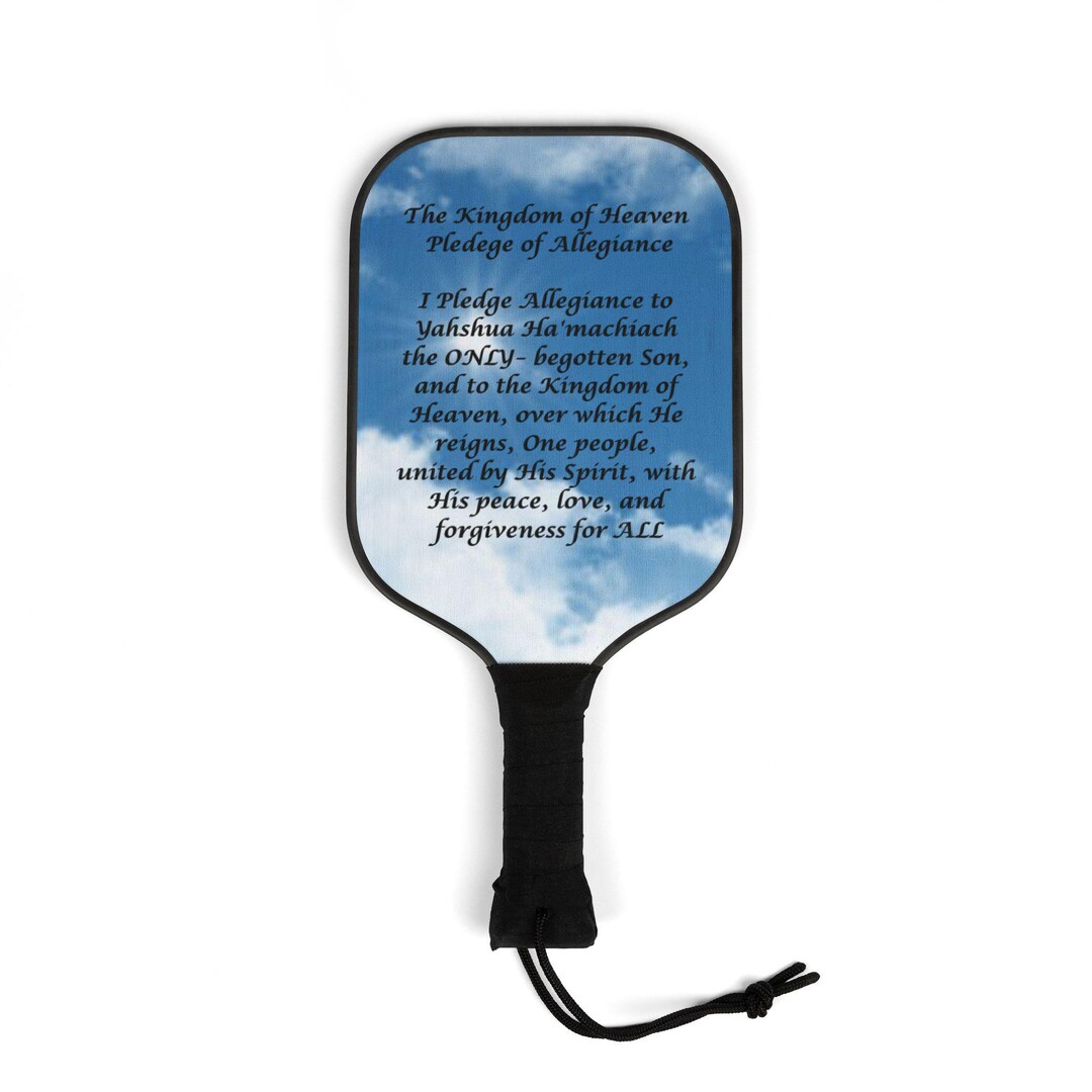 Kingdom Pledge, Yahshua, Pickleball Paddle Set, Perfect for Sports ...