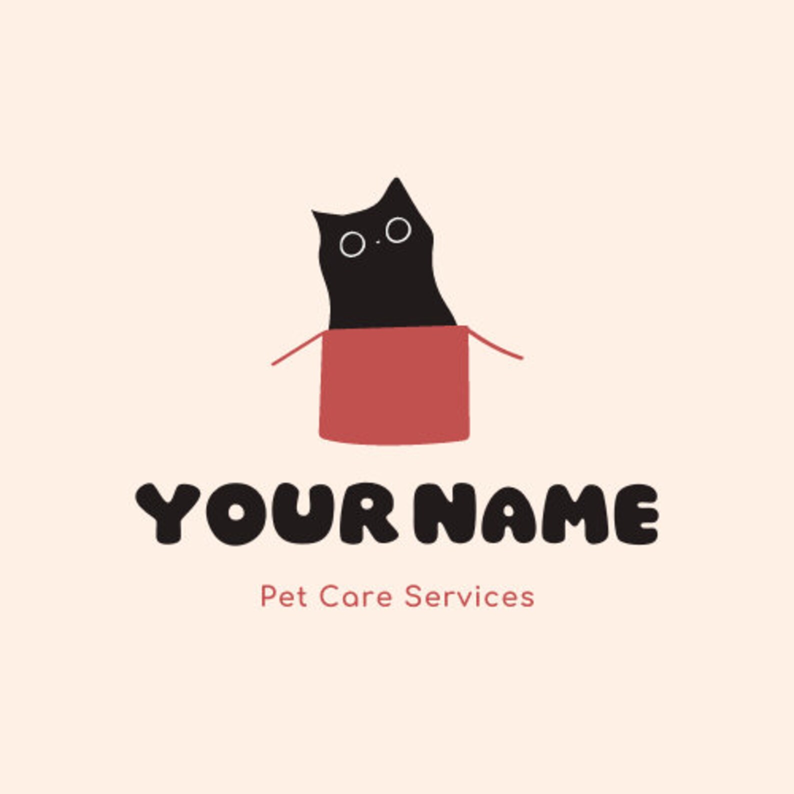 Custom Pet Care Logo Design - Personalized and Adorable Branding for ...