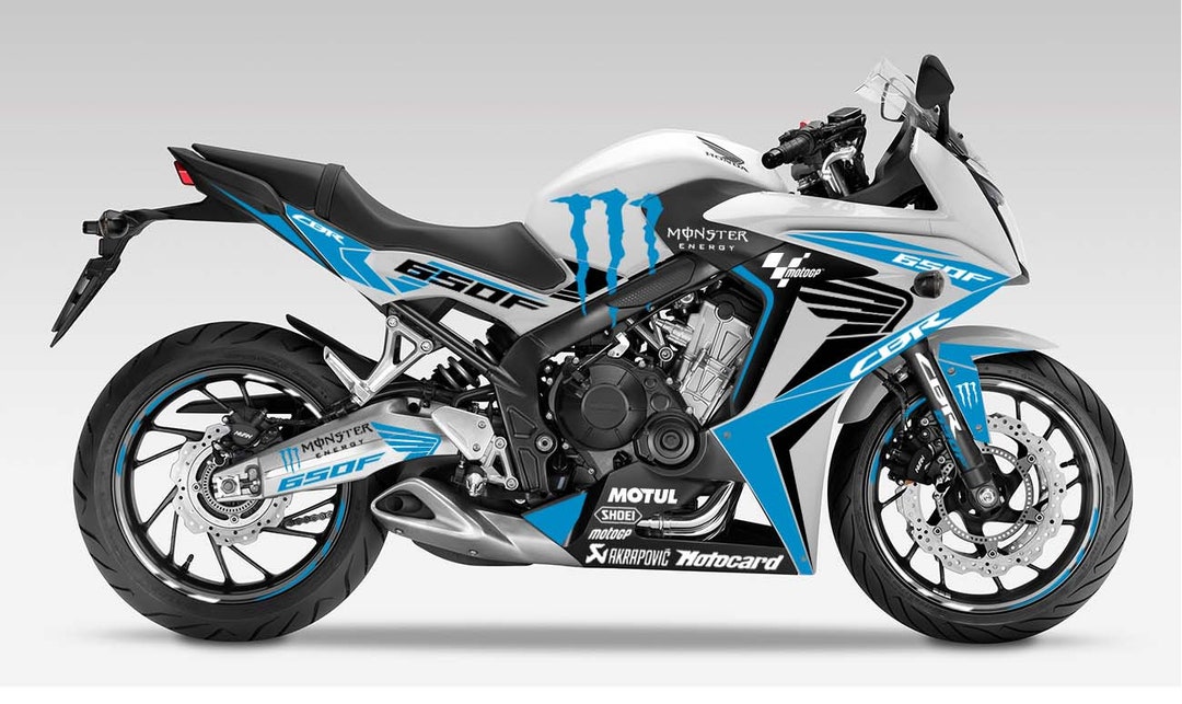Honda CBR650F White Edition mg Decals Kit - Etsy