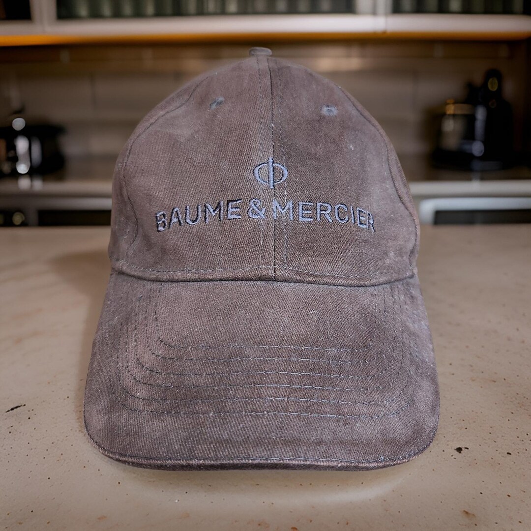 Vintage Baume & Mercier Mens Brown Cap Hat - Etsy
