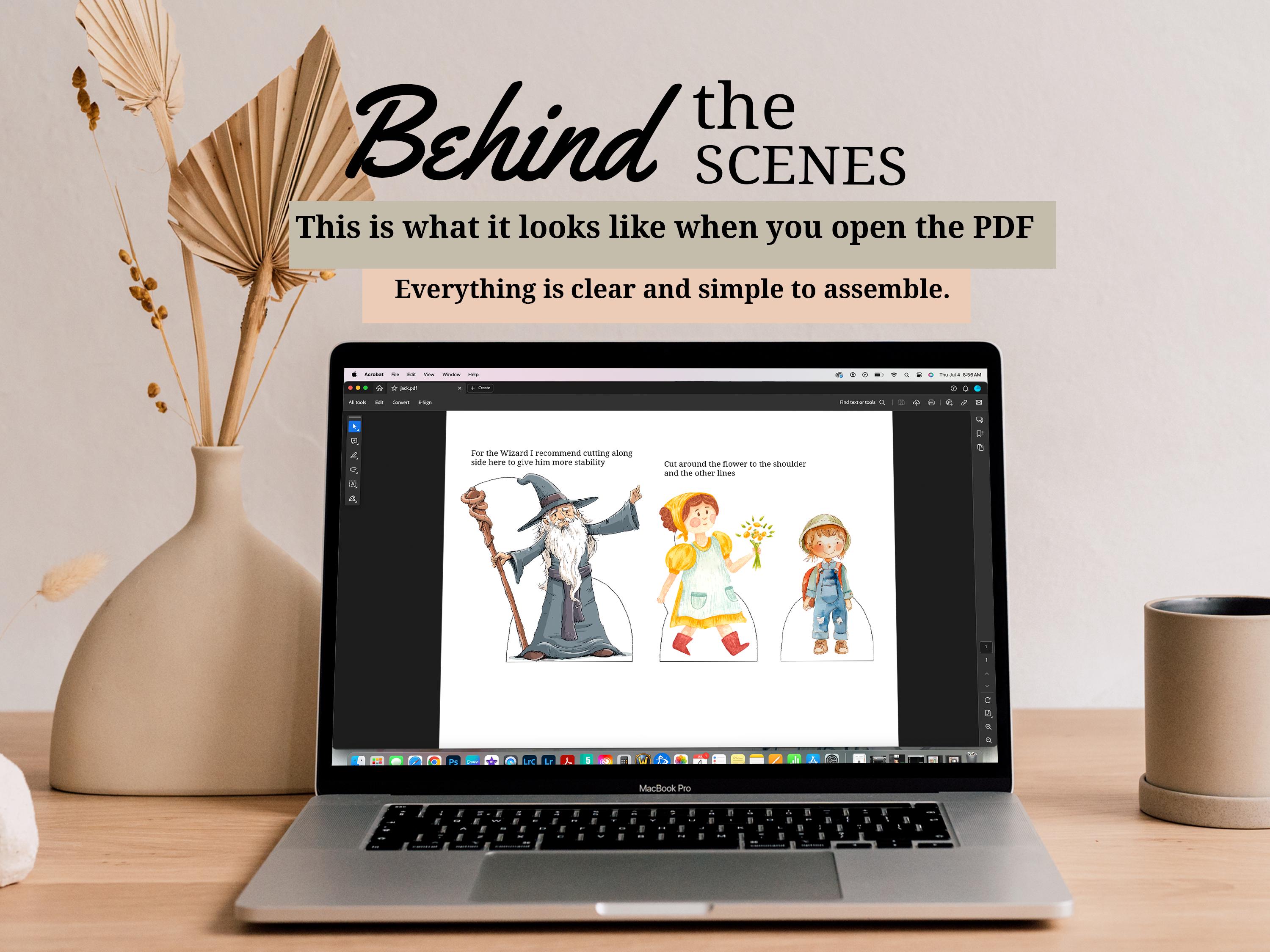 Jack and the Beanstalk Printable, Fairy Tale Storytelling, Parent and ...