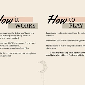 Three Little Pigs Paper Printable, Fairy Tale Storytelling, Parent and ...