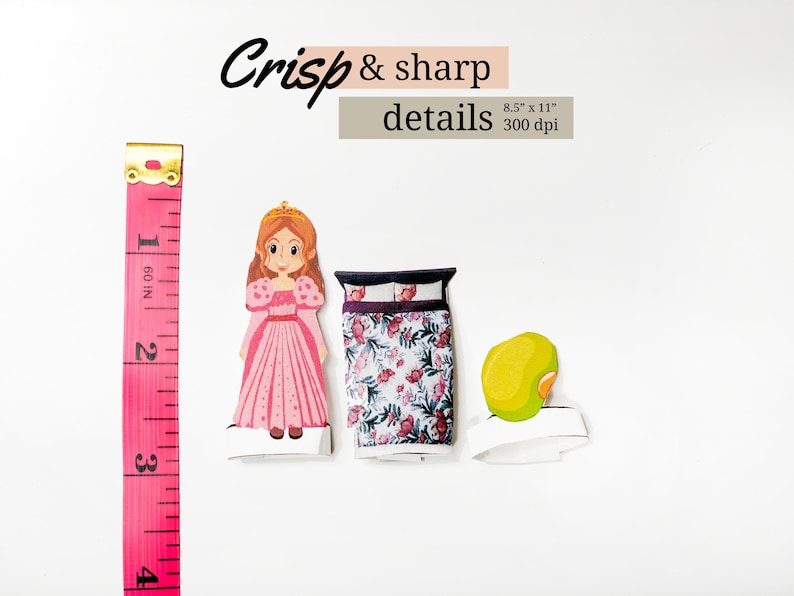 Princess and the Pea Finger Puppets: Storytelling Printable, Classroom ...
