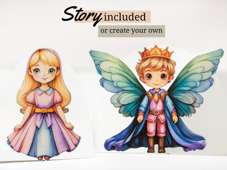 Thumbelina 3D Paper Play Set: Fairy Tale Storytelling Craft, Cut ...