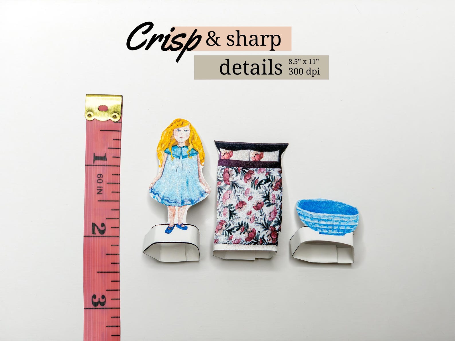 Paper Goldilocks & the Three Bears Finger Puppets, Paper Toys, DIY ...