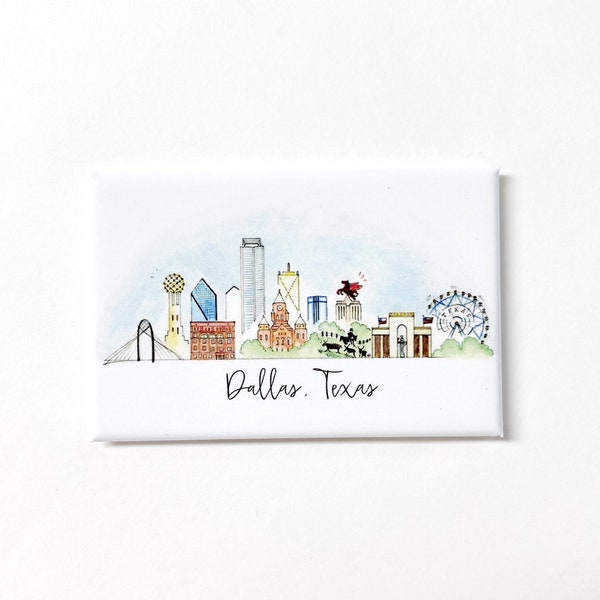 Dallas Skyline - Etsy