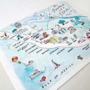 Beaches of 30A, Florida Notecard Set - Etsy