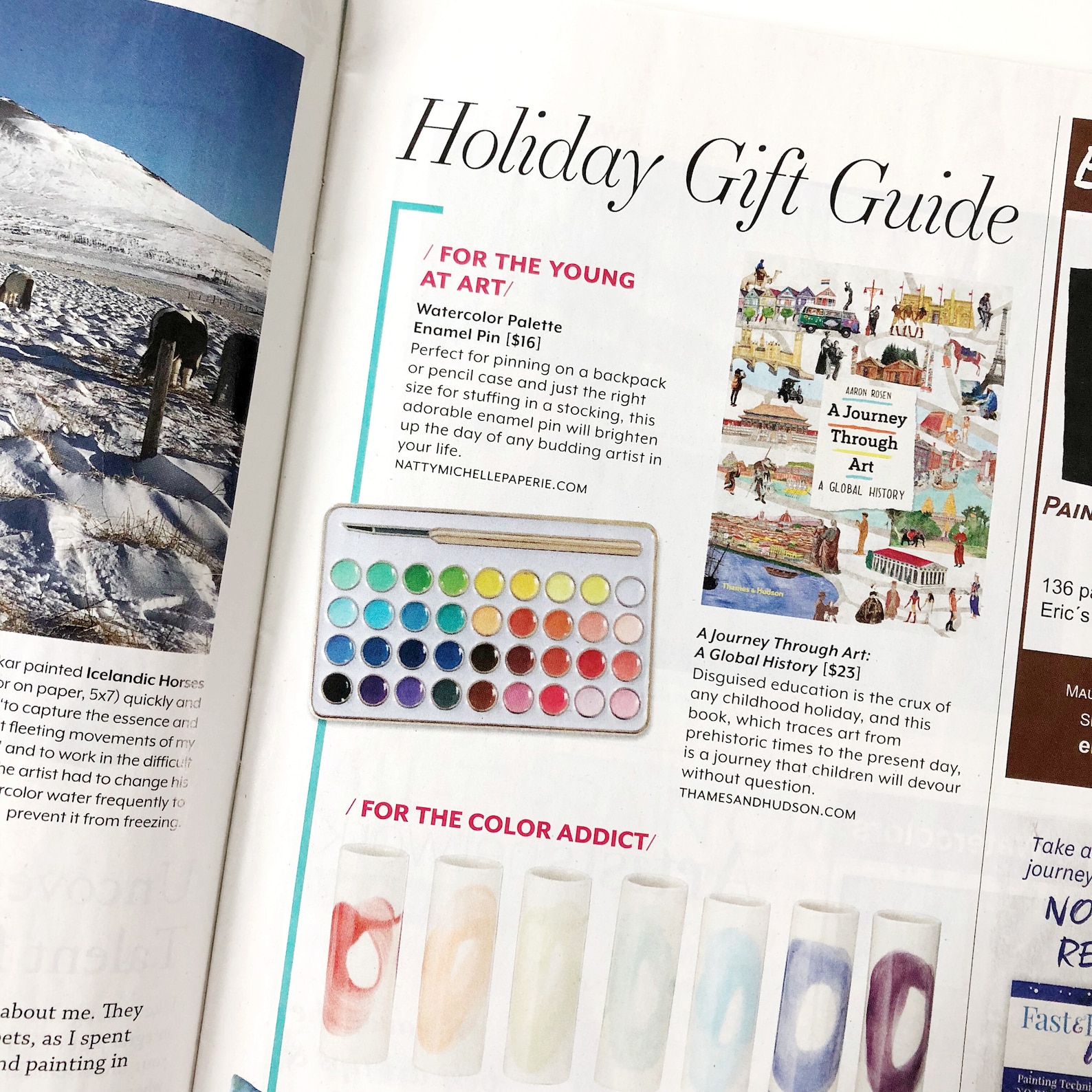 Watercolor Palette Enamel Pin - Etsy