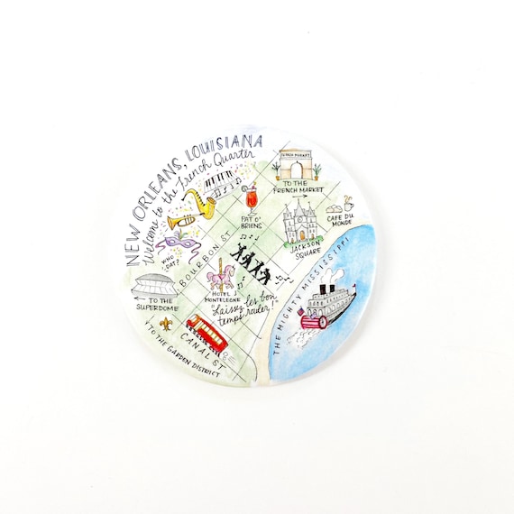 New Orleans Louisiana Magnets | Etsy