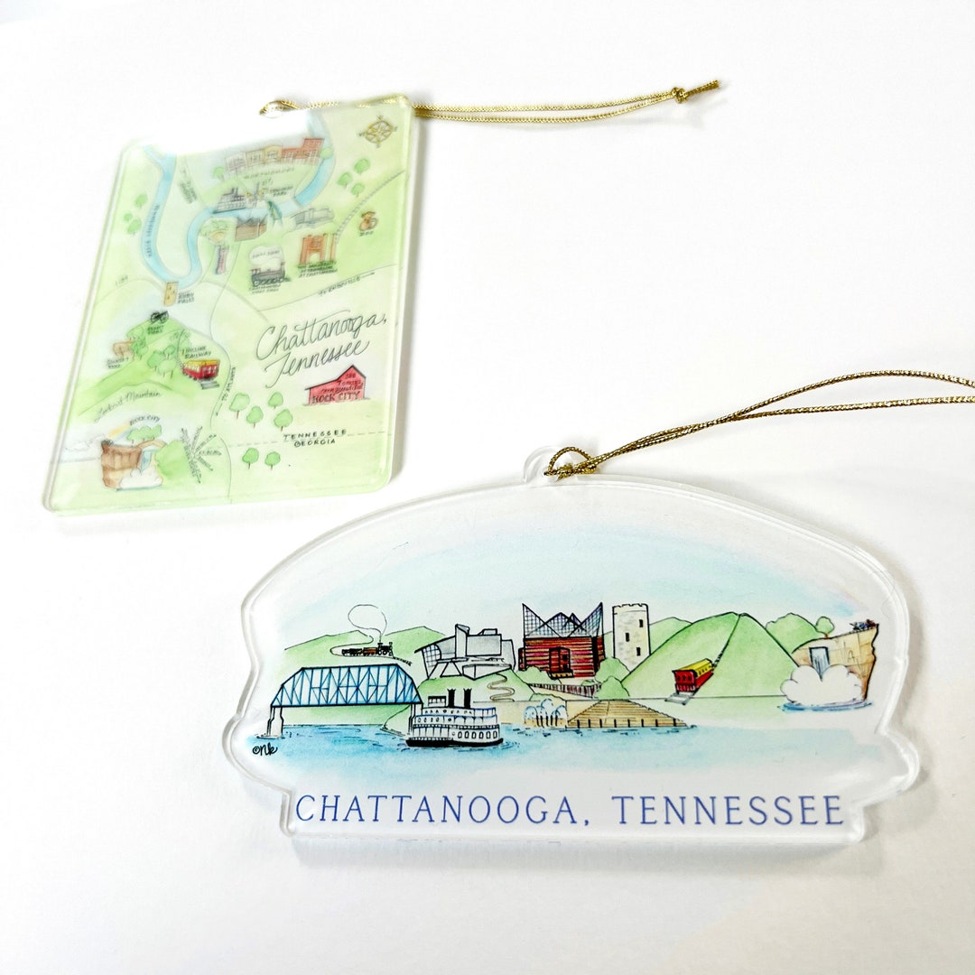 Chattanooga Acrylic Ornaments - Etsy