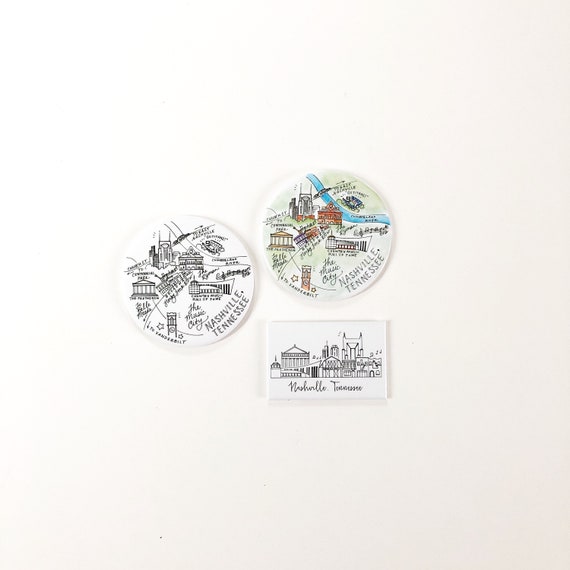 Nashville Tennessee Magnets | Etsy