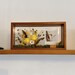 Dried Flowers Photo Frame, Preserved Flower Art in Wooden Frame, Unique ...