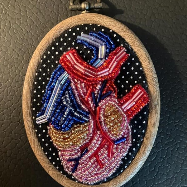 Bead Embroidery Art - Etsy