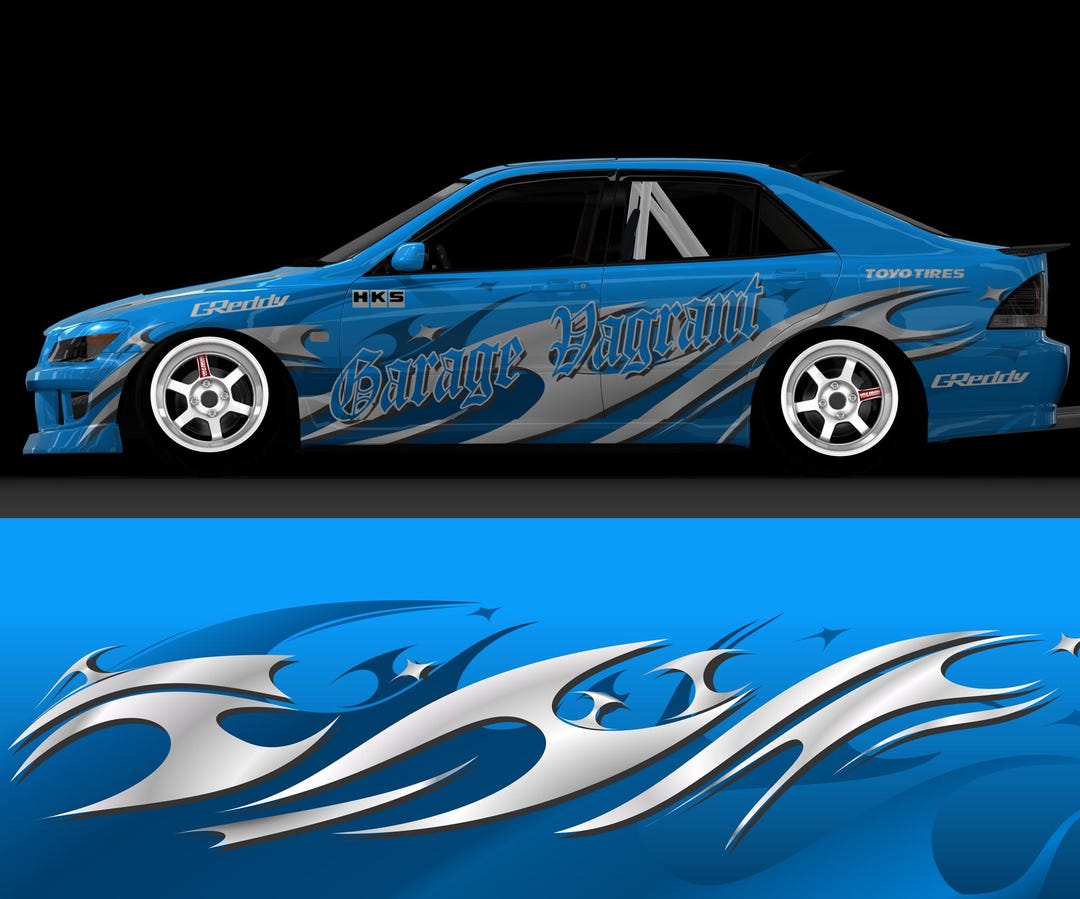 Classic Tribal Flames Universal JDM Livery - Etsy