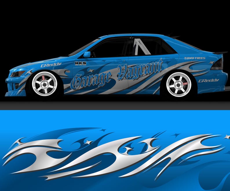 Classic Tribal Flames Universal JDM Livery - Etsy