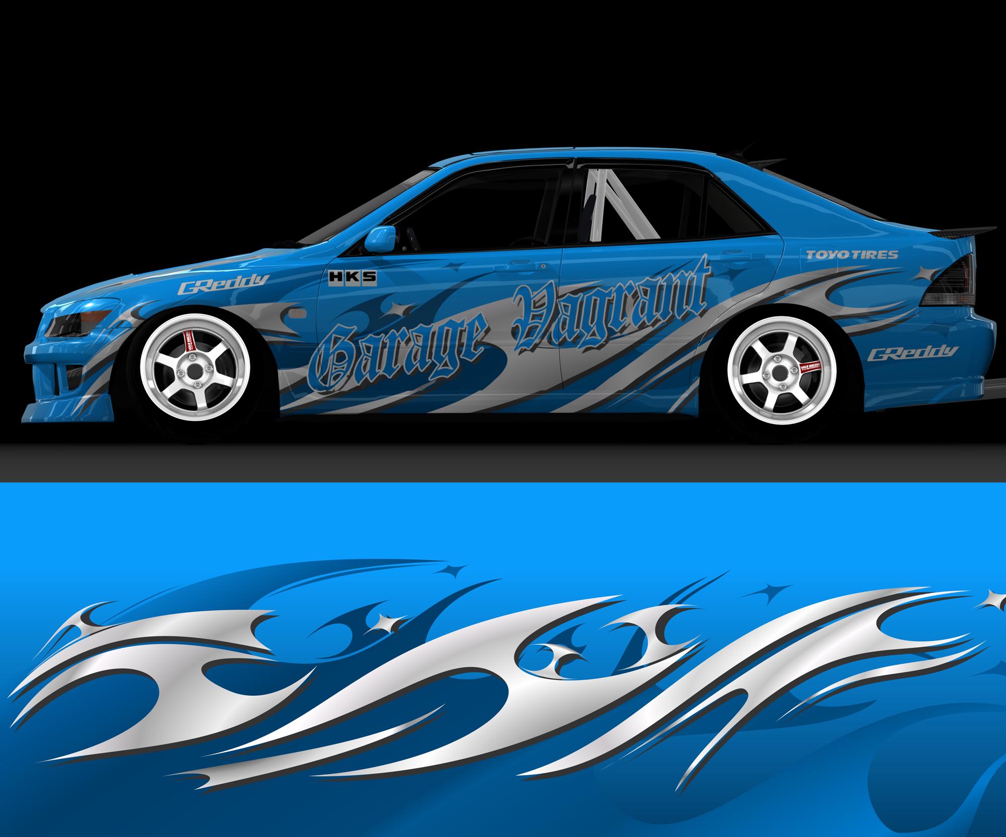 Classic Tribal Flames Universal JDM Livery - Etsy