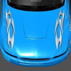 Classic Tribal Flames Universal JDM Livery - Etsy