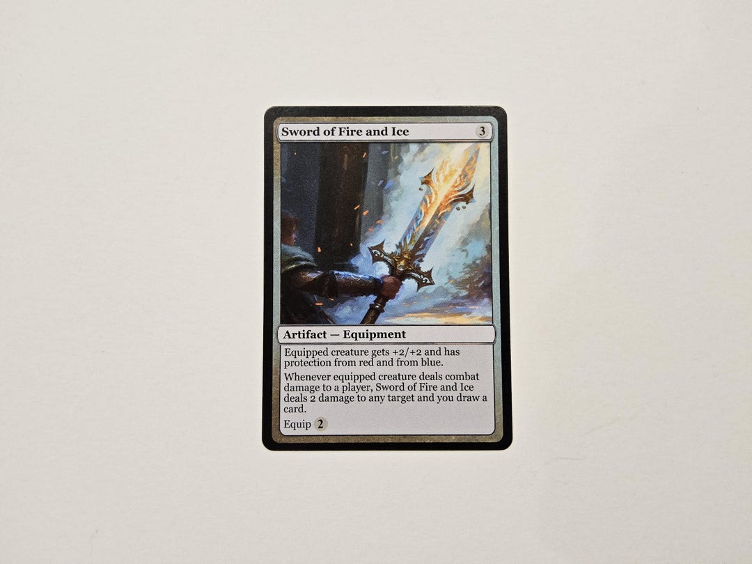 Sword of Fire and Ice - MTG Playtest Proxies - Etsy