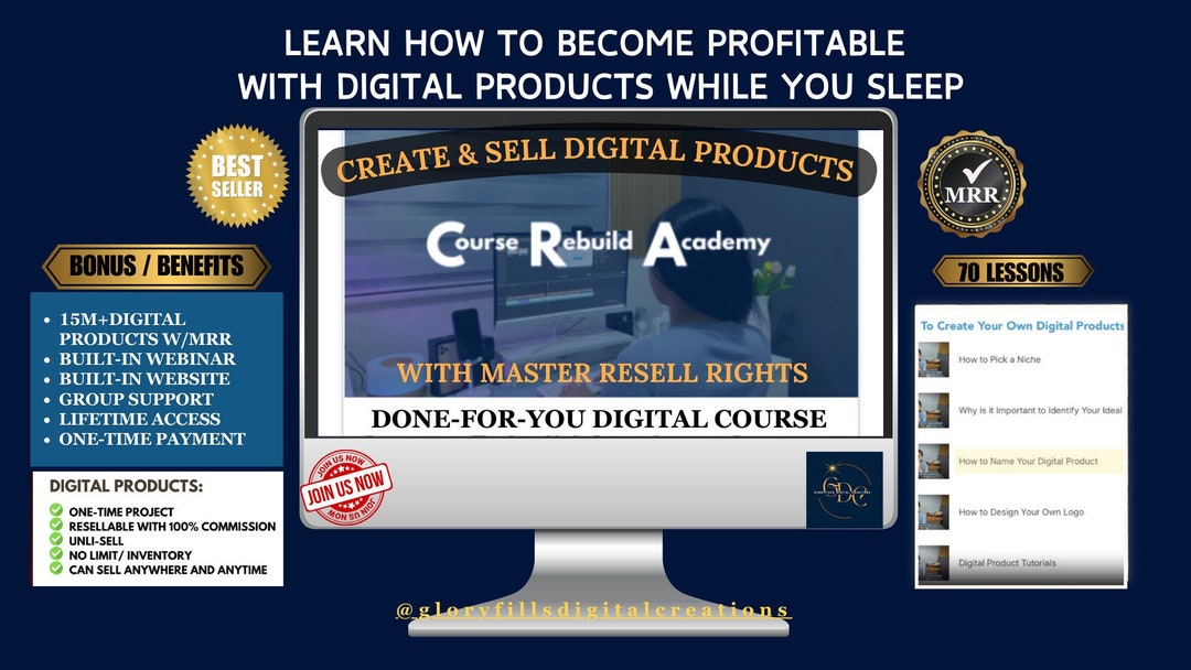 Create and Sell Digital Products Course With Master Resell Rights ...