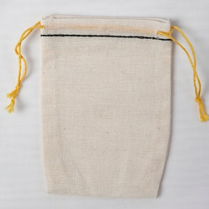 Made in the USA 3x5 Inch Muslin Double Drawstring Bags Multiple Colors ...