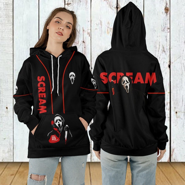 Ghost Face Hoodie - Etsy