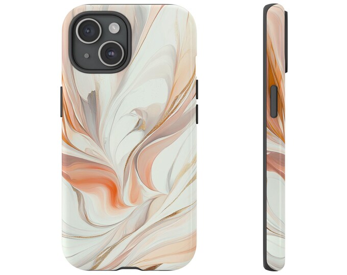 Rose Pink Marble Granite iPhone Case, Tough Phone Protective Covers ...
