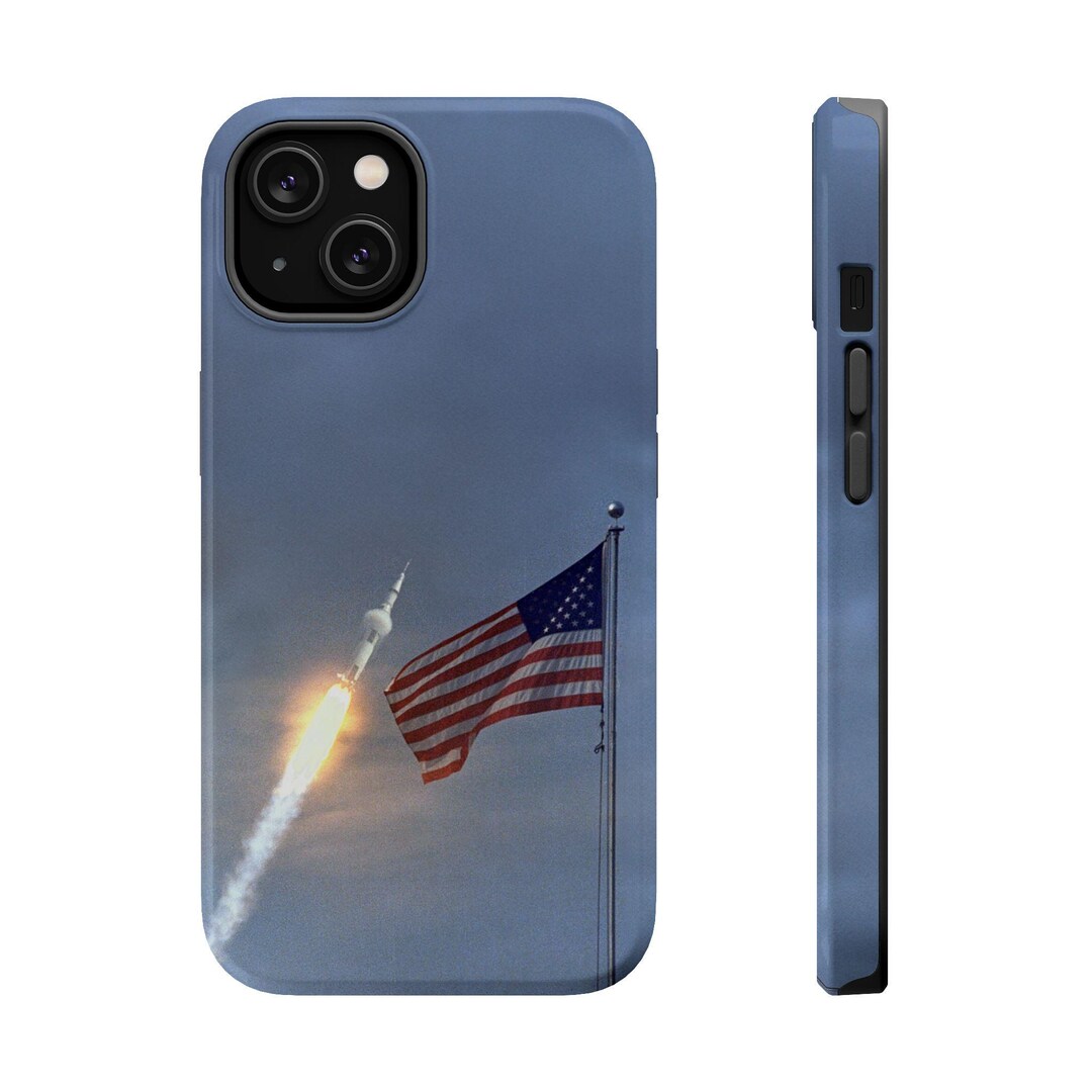 Apollo 11 / Saturn V 3 Magsafe Case Liftoff NASA Sound Barrier USA Flag ...
