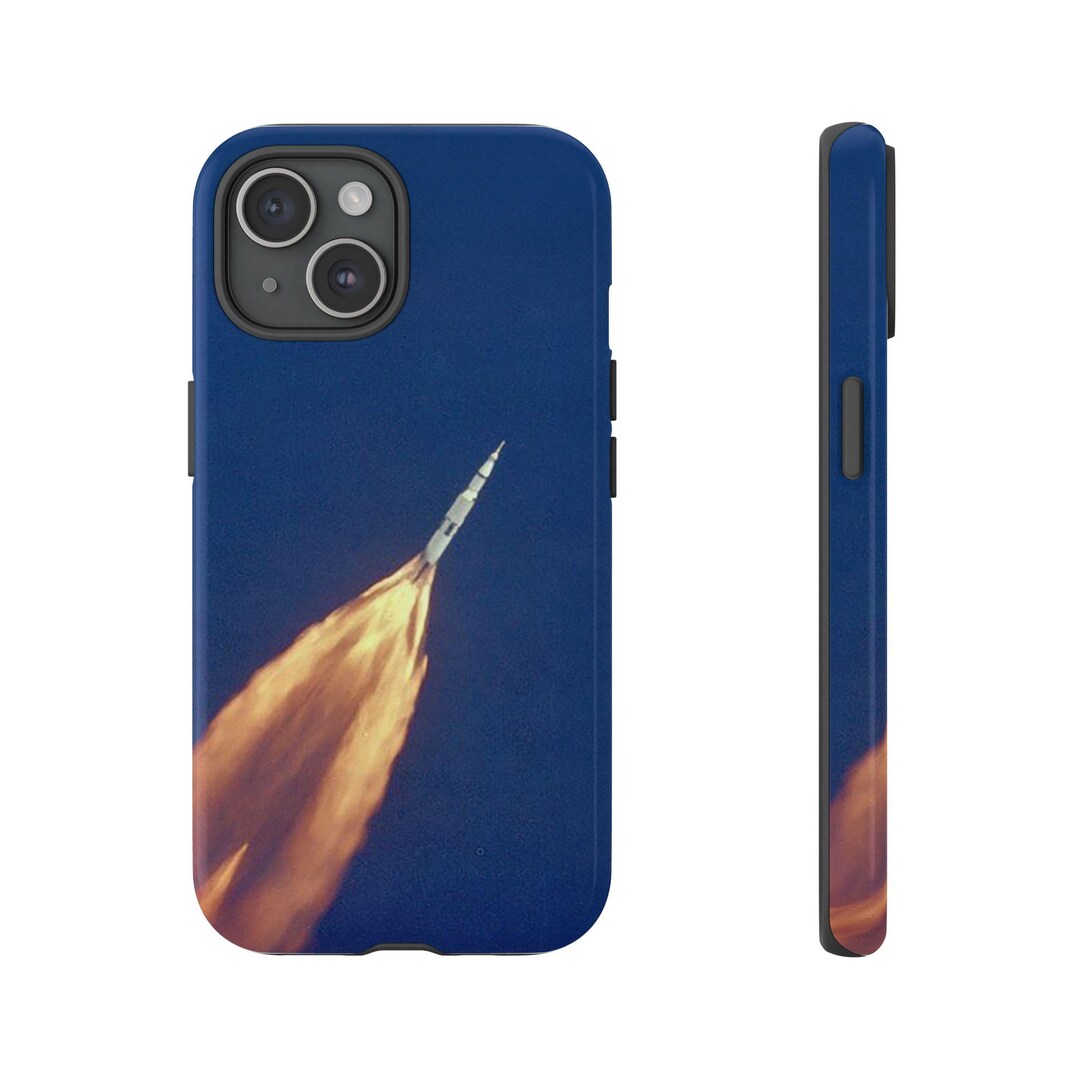 Apollo 11 / Saturn V 2 Tough Phone Case iPhone 15 14 13 12 11 X 8 ...