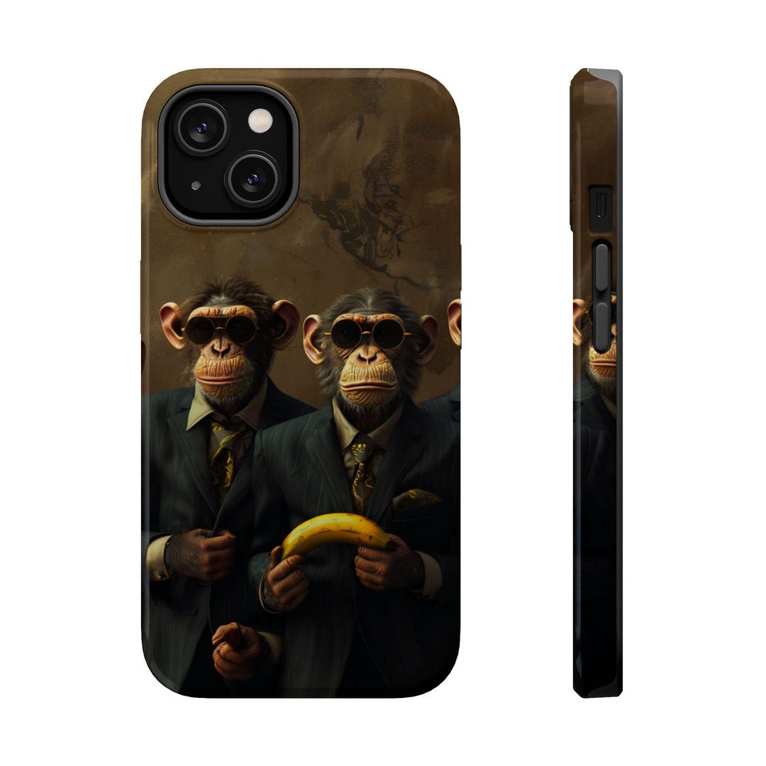 Monkey Business 1 Magsafe Case Suits Banana Sunglasses Brown Magnetic ...