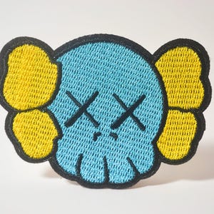 KAWS Embroidered Iron on and Sew on Patches, Custom KAWS Applique for ...