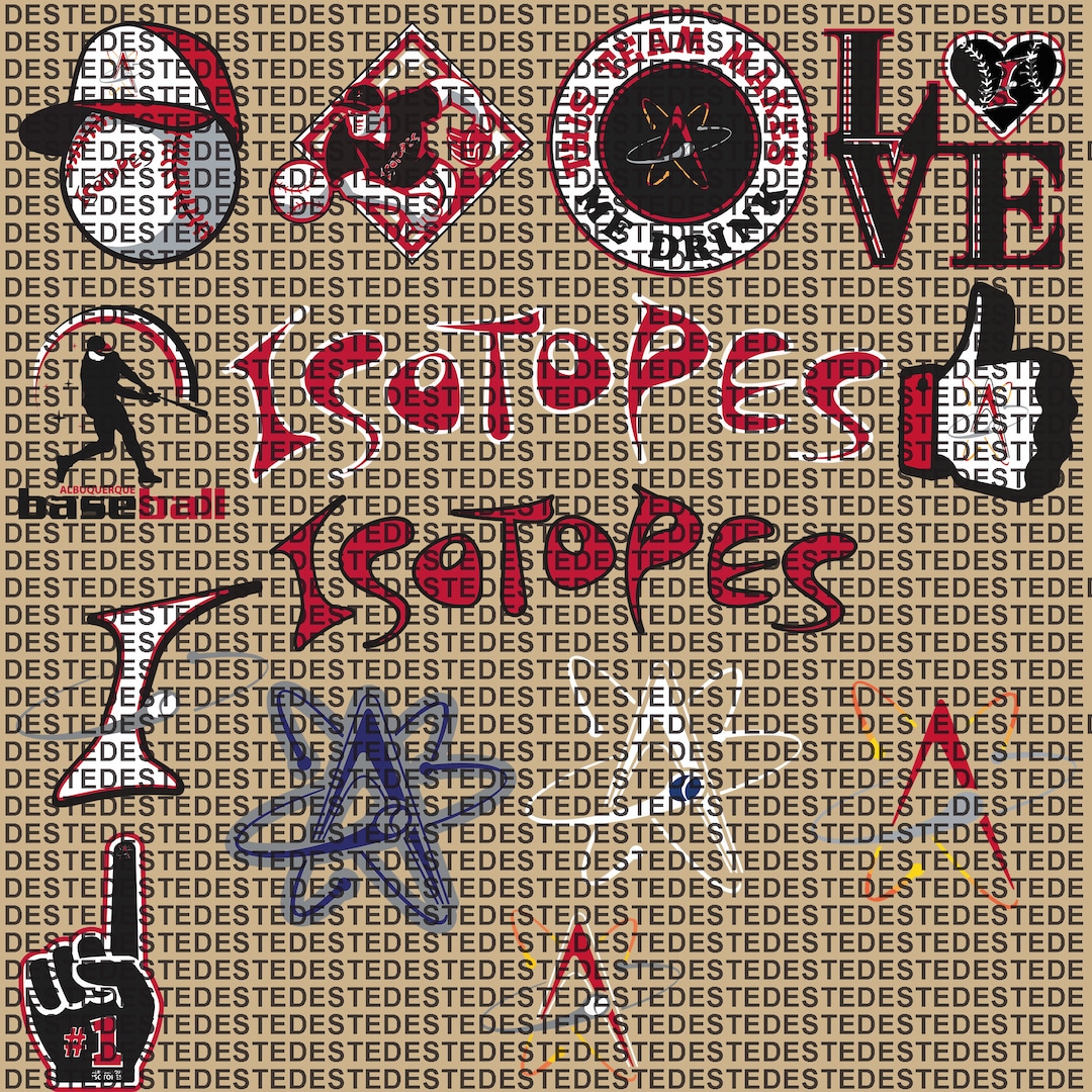 Isotopes Svg,isotopes Png,albuquerque Svg,albuquerque,logo I Cup ...