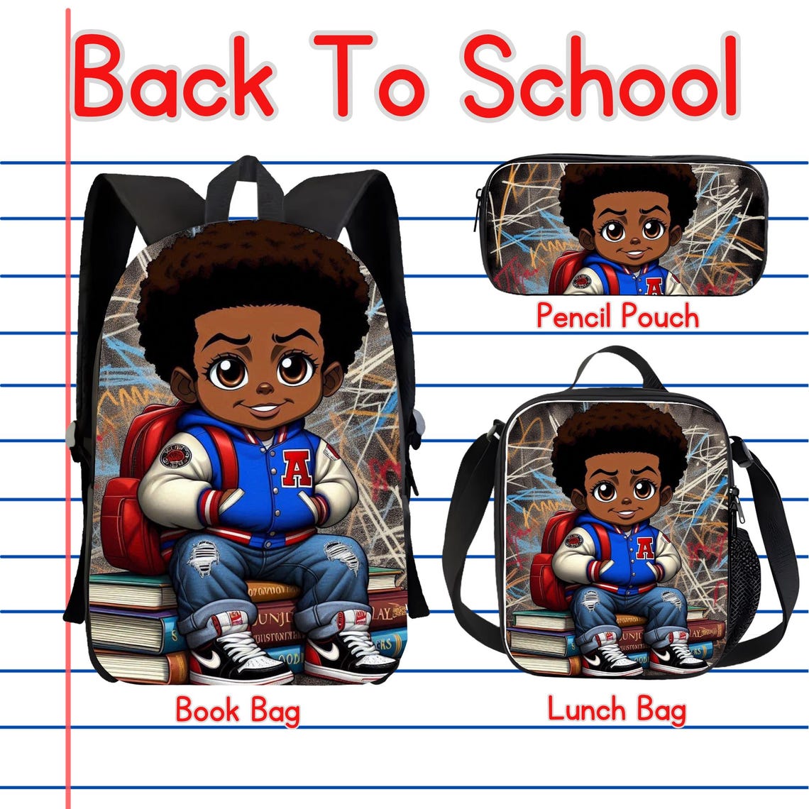 Editable Blank Backpack Template, Backpack Mockup, Lunchbox Mockup ...