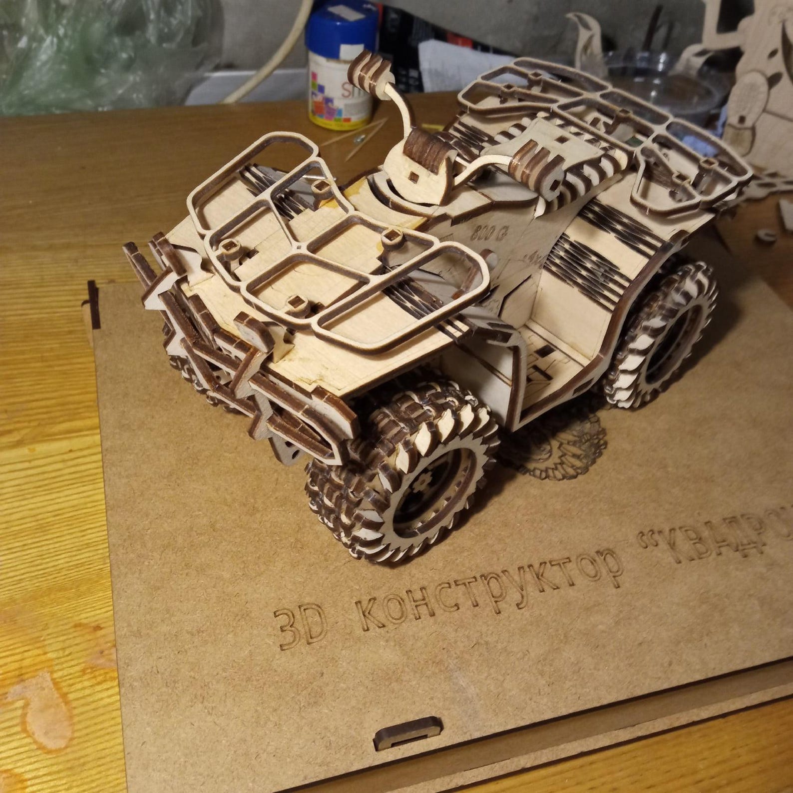 Laser Cut ATV Quad Bike 3mm Including Assembly Instructions DXF, SVG ...