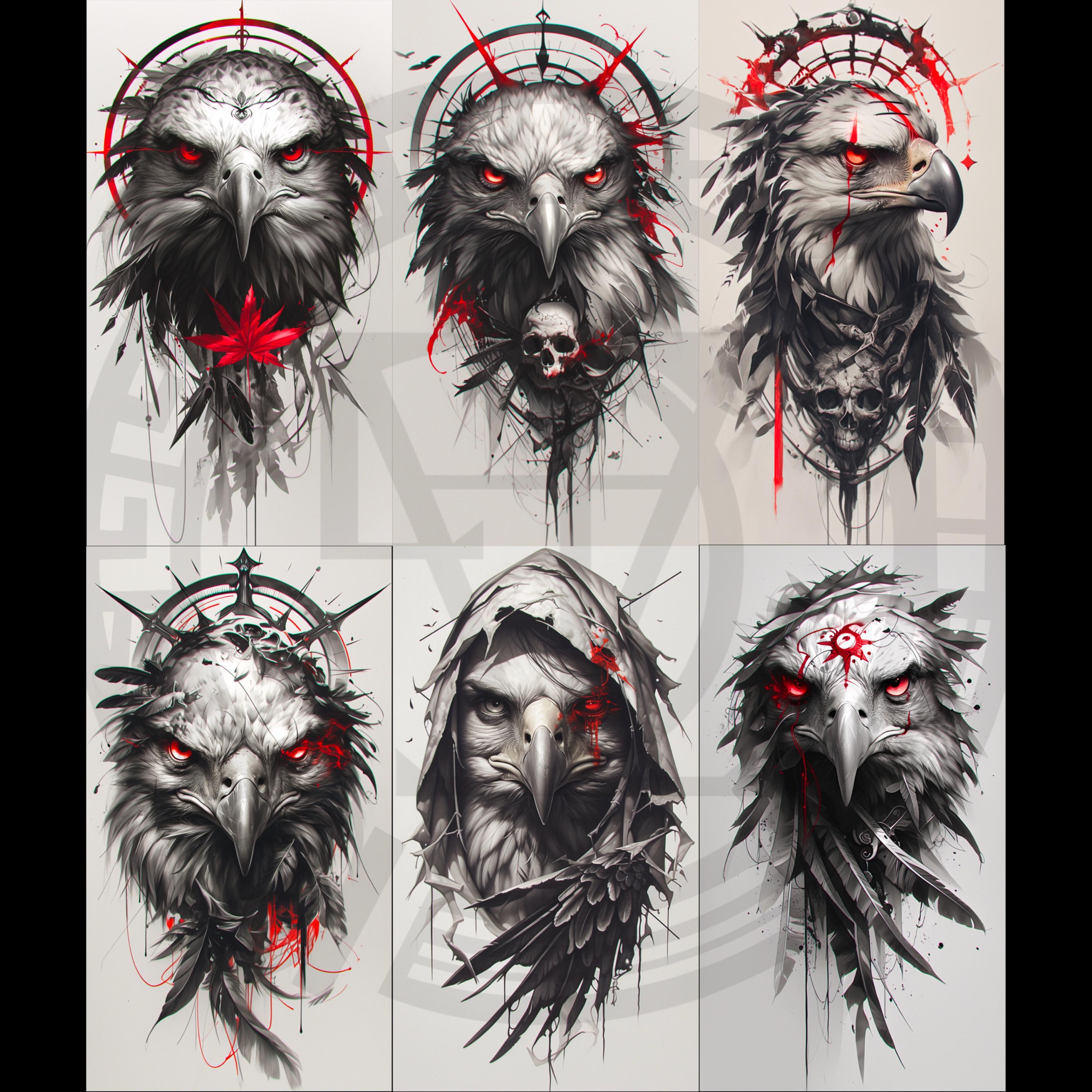 Procreate 70+ Creative Eagle Designs, Procreate Brush Set, Stamps, and ...