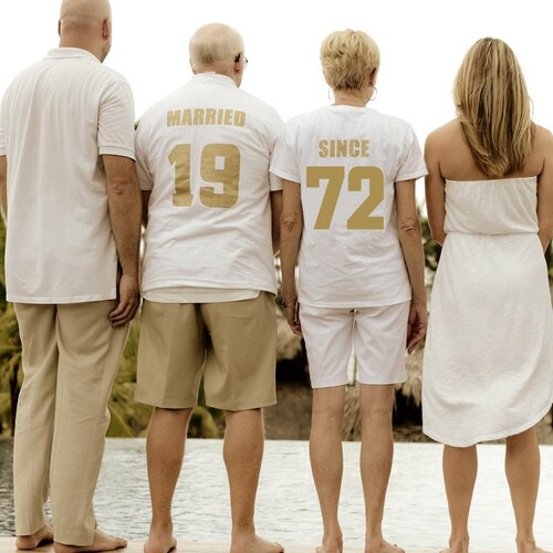 MARRIED SINCE & Celebrating Our 50th ANNIVERSARY Couples - Etsy