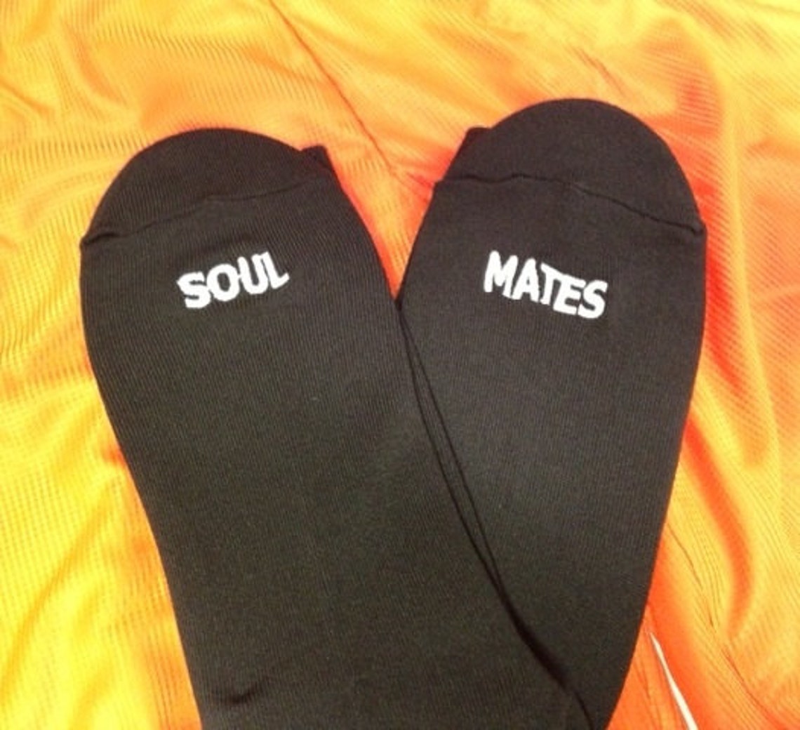 SOUL MATES Socks Wedding Gift Idea Mens Wedding Socks Gift - Etsy