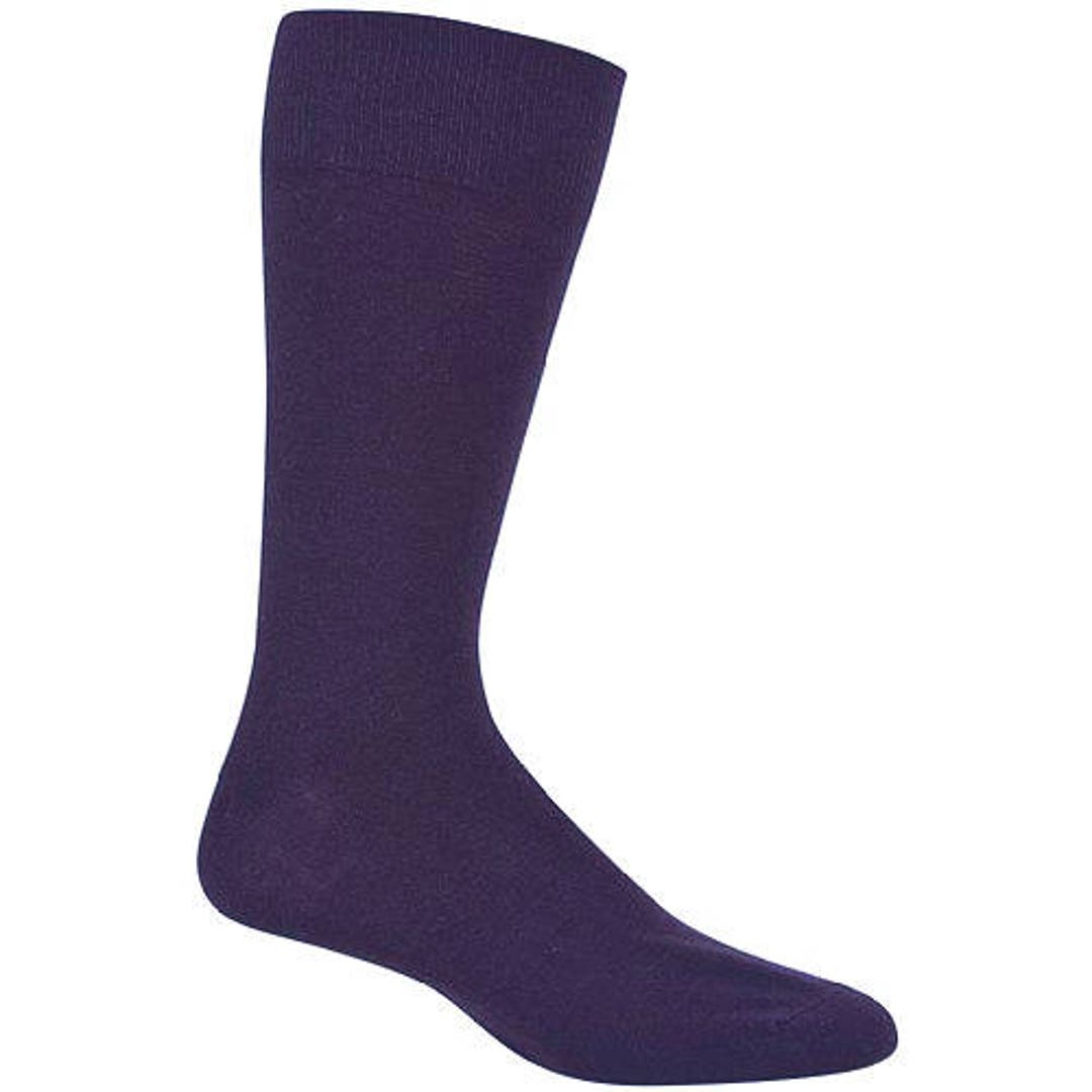 PLUM David's Bridal Specialty Color Grooms Socks, Groomsmen Socks ...