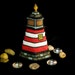 SALE!! Lighthouse Beaded Box Sculpture, OOAK - Etsy