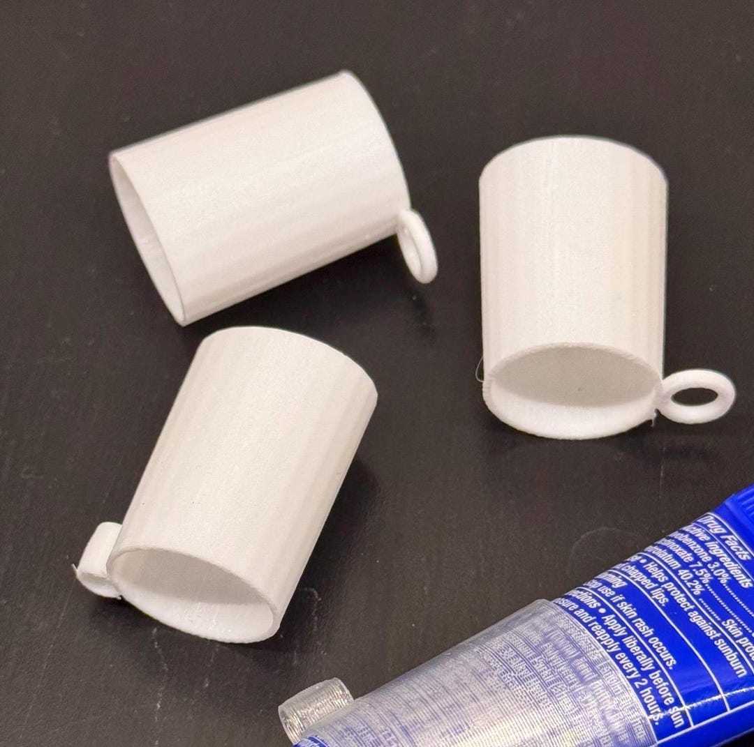 Chapstick Holder With Keyring - 3D Printed - Etsy