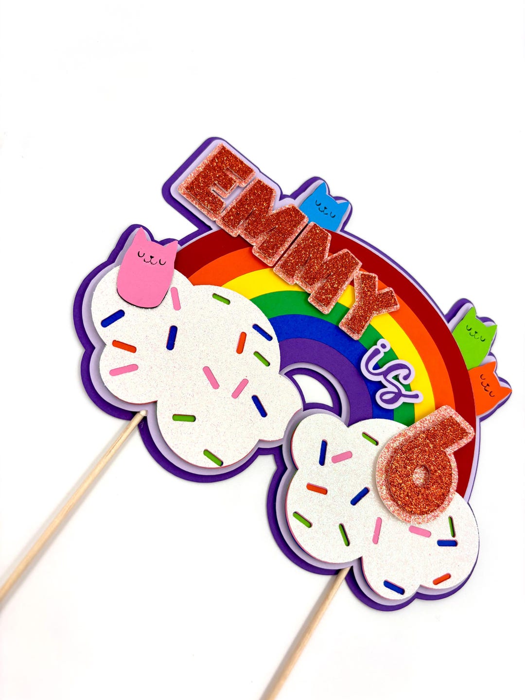 Custom Gabby’s Dollhouse Birthday Cake Topper: Personalized Party Decor ...