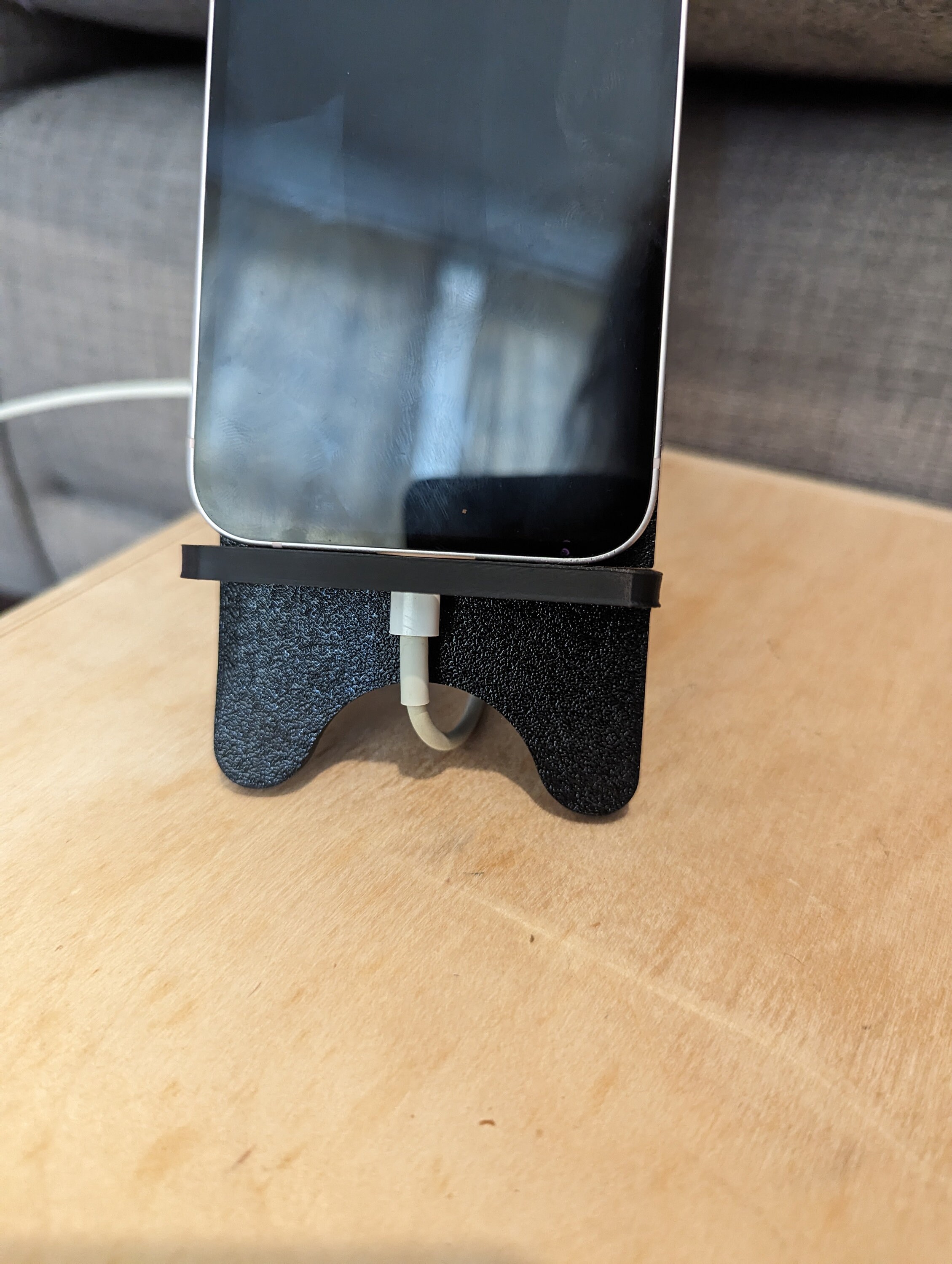 Phone Stand - Cable Holder - Desk/travel Stand for All Phone Types - Etsy