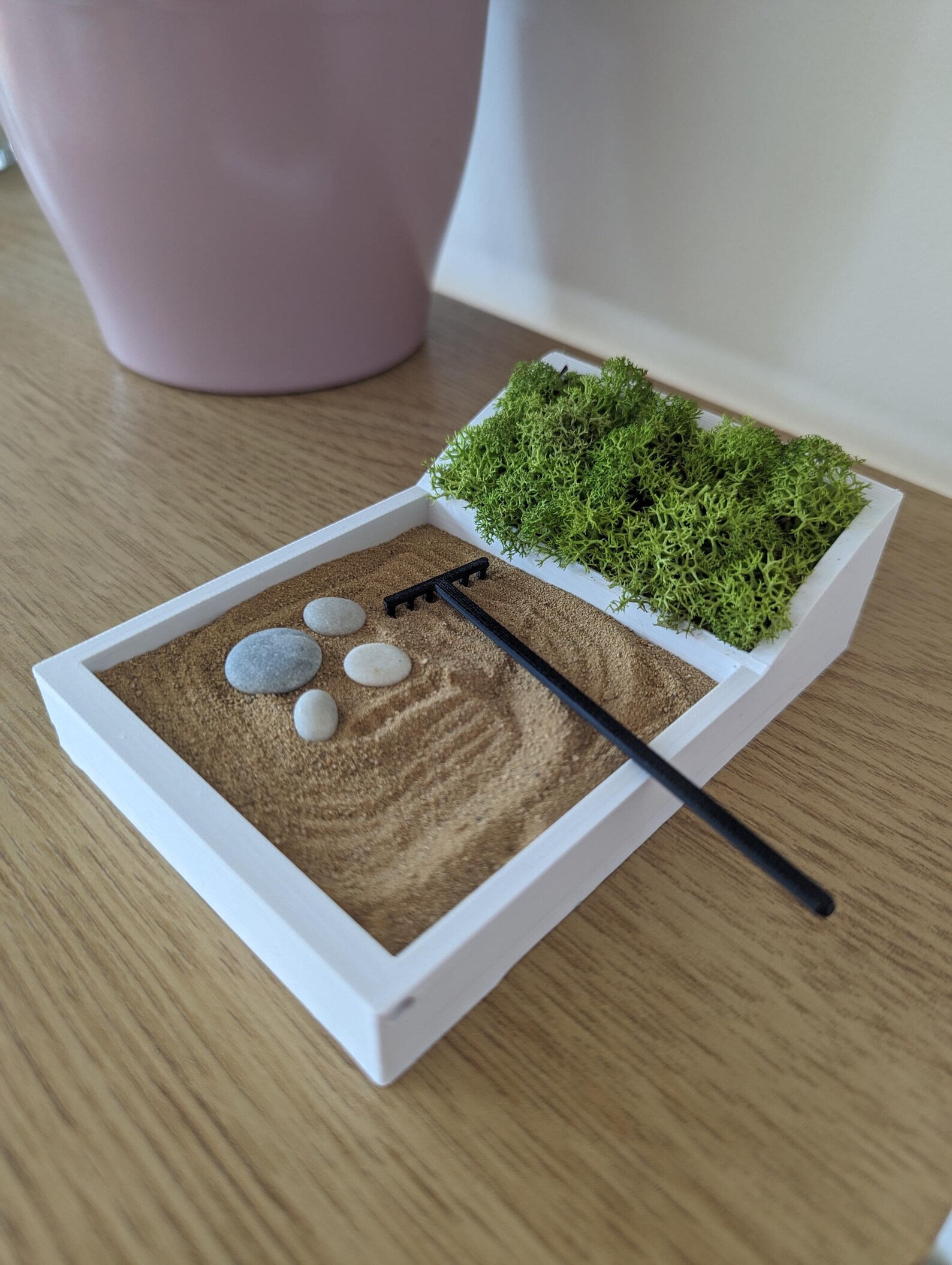 Mini Zen Garden Stress/fidget Zen Garden for Your Desk 3D Printed - Etsy