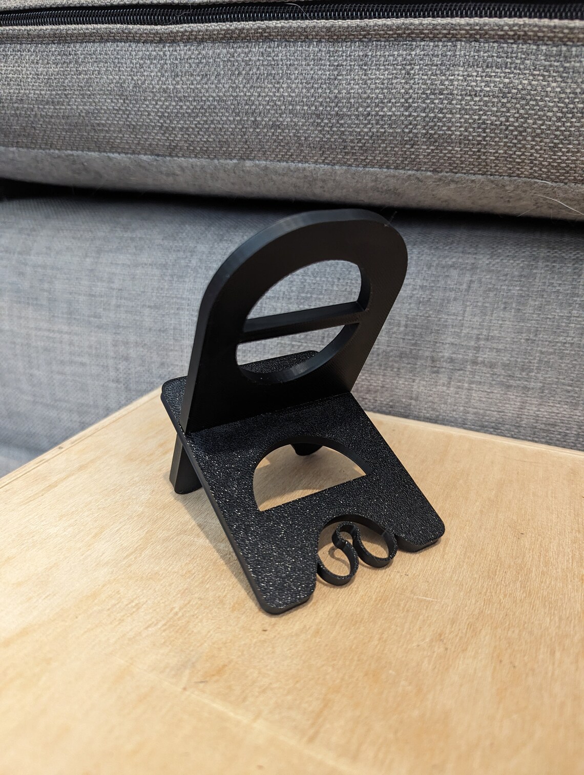 Phone Stand - Cable Holder - Desk/travel Stand for All Phone Types - Etsy