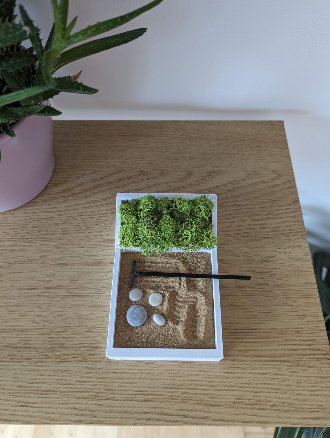 Mini Zen Garden Stress/fidget Zen Garden for Your Desk 3D Printed - Etsy