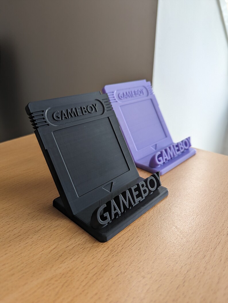 Gameboy Display Stand - Black or Purple - 3D Printed - Etsy