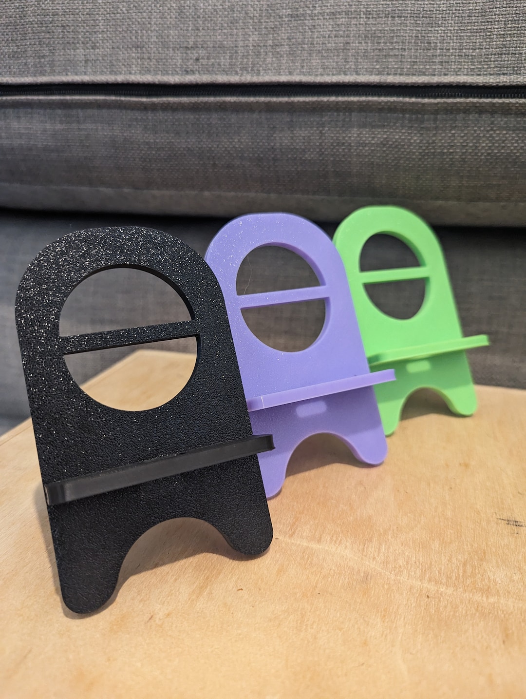 Phone Stand - Cable Holder - Desk/travel Stand for All Phone Types - Etsy