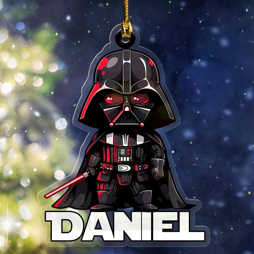 Custom Disney Star Wars Christmas Ornament, Darth Vader Galaxy's Edge ...
